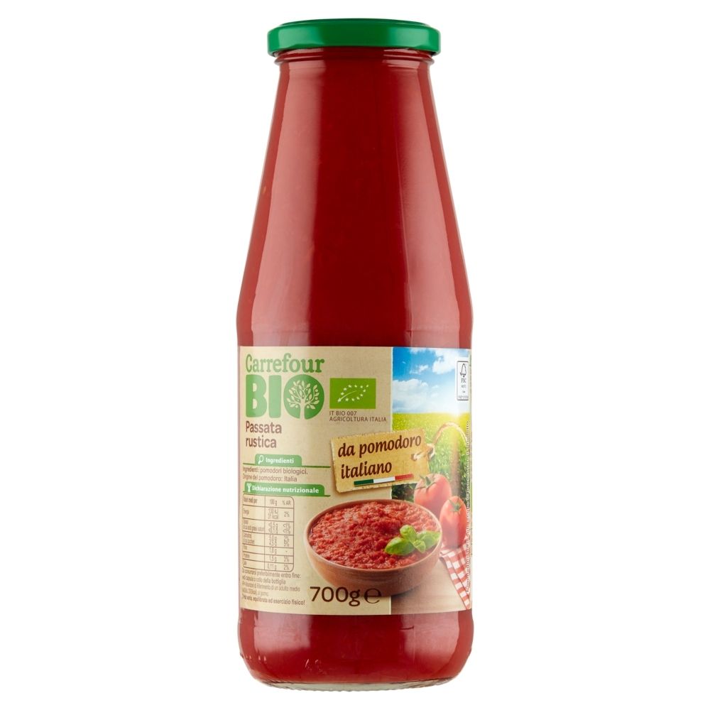Carrefour Bio Ekologiczny przecier pomidorowy passata rustica 700 g ... Carrefour Bio Ekologiczny przecier pomidorowy passata rustica 700 g ...