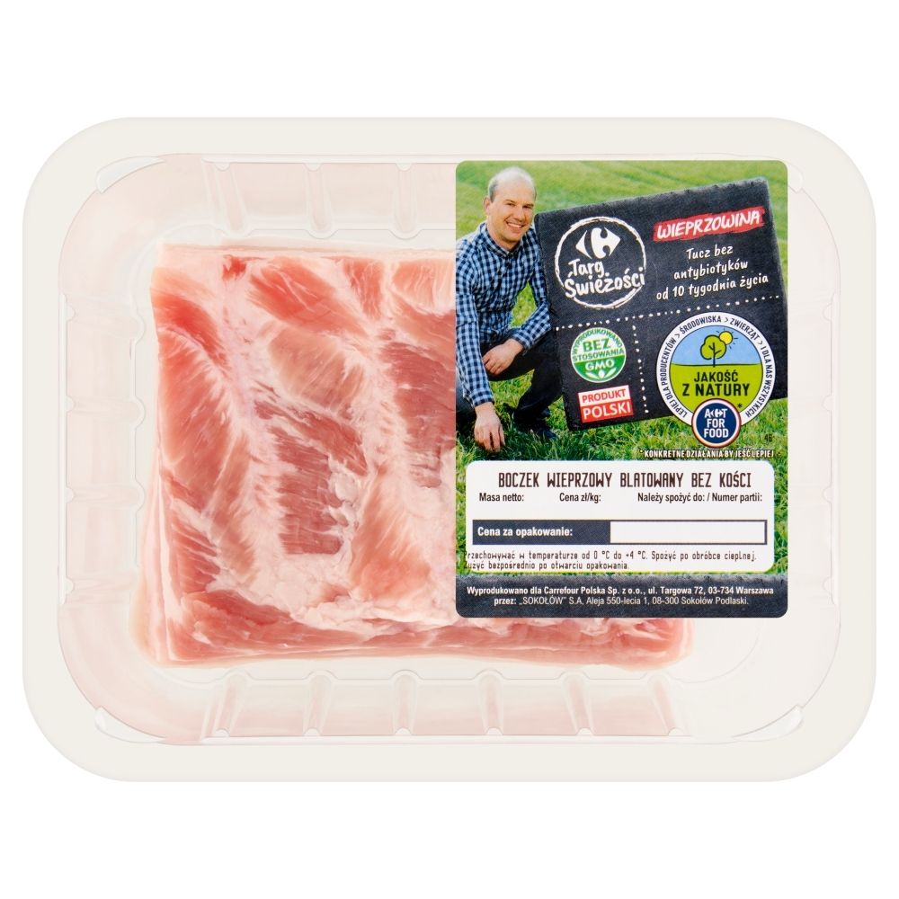 Carrefour Targ Świeżości Boczek wieprzowy blatowany bez kości - Zakupy ... Carrefour Targ Świeżości Boczek wieprzowy blatowany bez kości - Zakupy ...