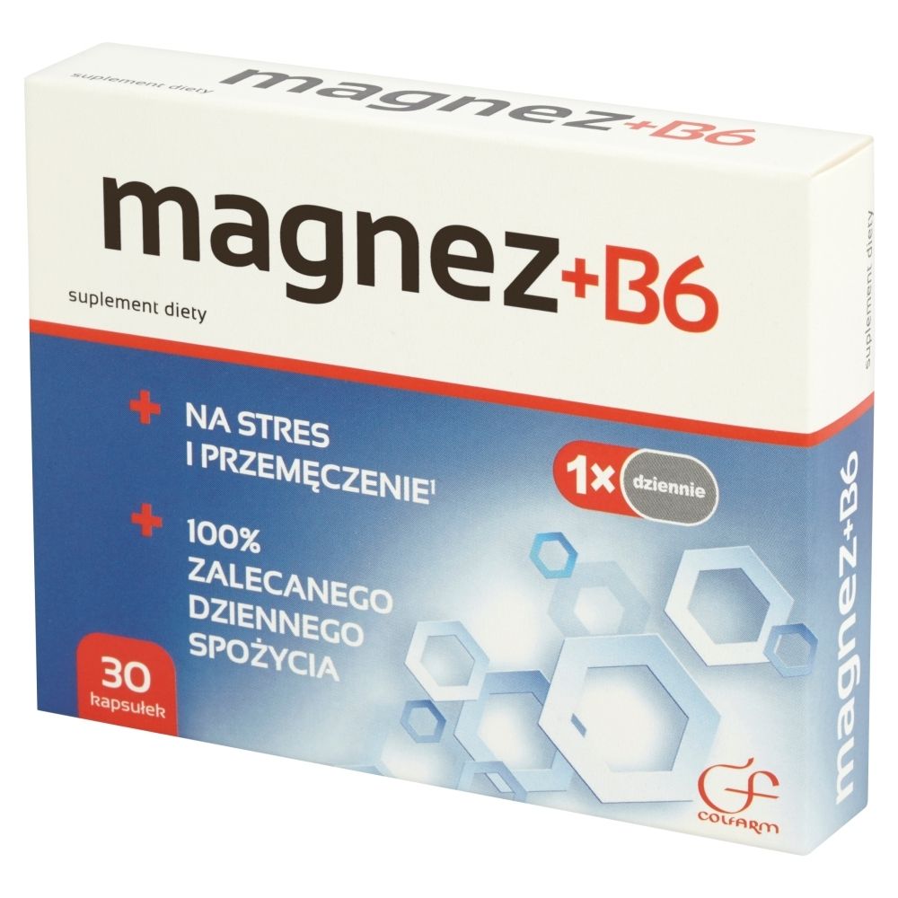 Colfarm Magnez + B6 Suplement diety 20 g (30 kapsułek) - Zakupy online ... Colfarm Magnez + B6 Suplement diety 20 g (30 kapsułek) - Zakupy online ...