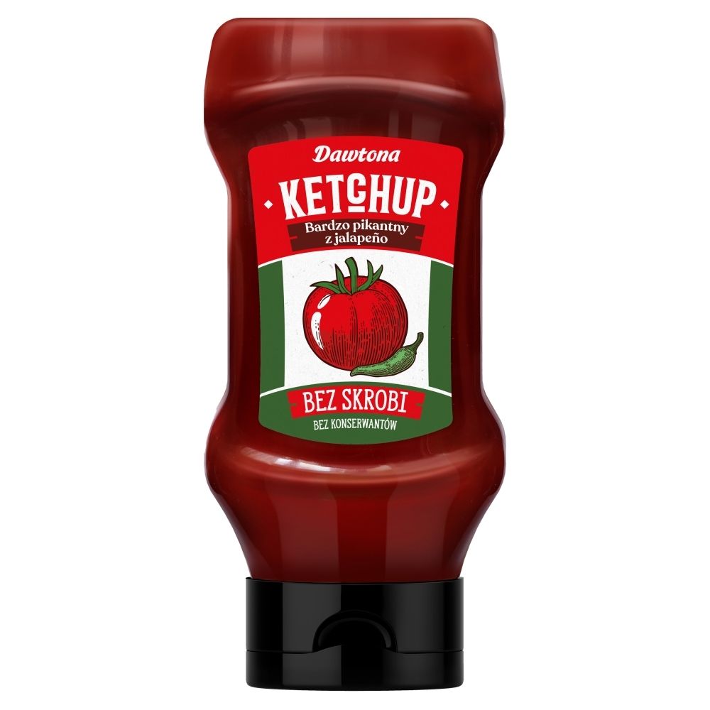Dawtona Ketchup bardzo pikantny z jalapeño 450 g - Zakupy online z ... Dawtona Ketchup bardzo pikantny z jalapeño 450 g - Zakupy online z ...