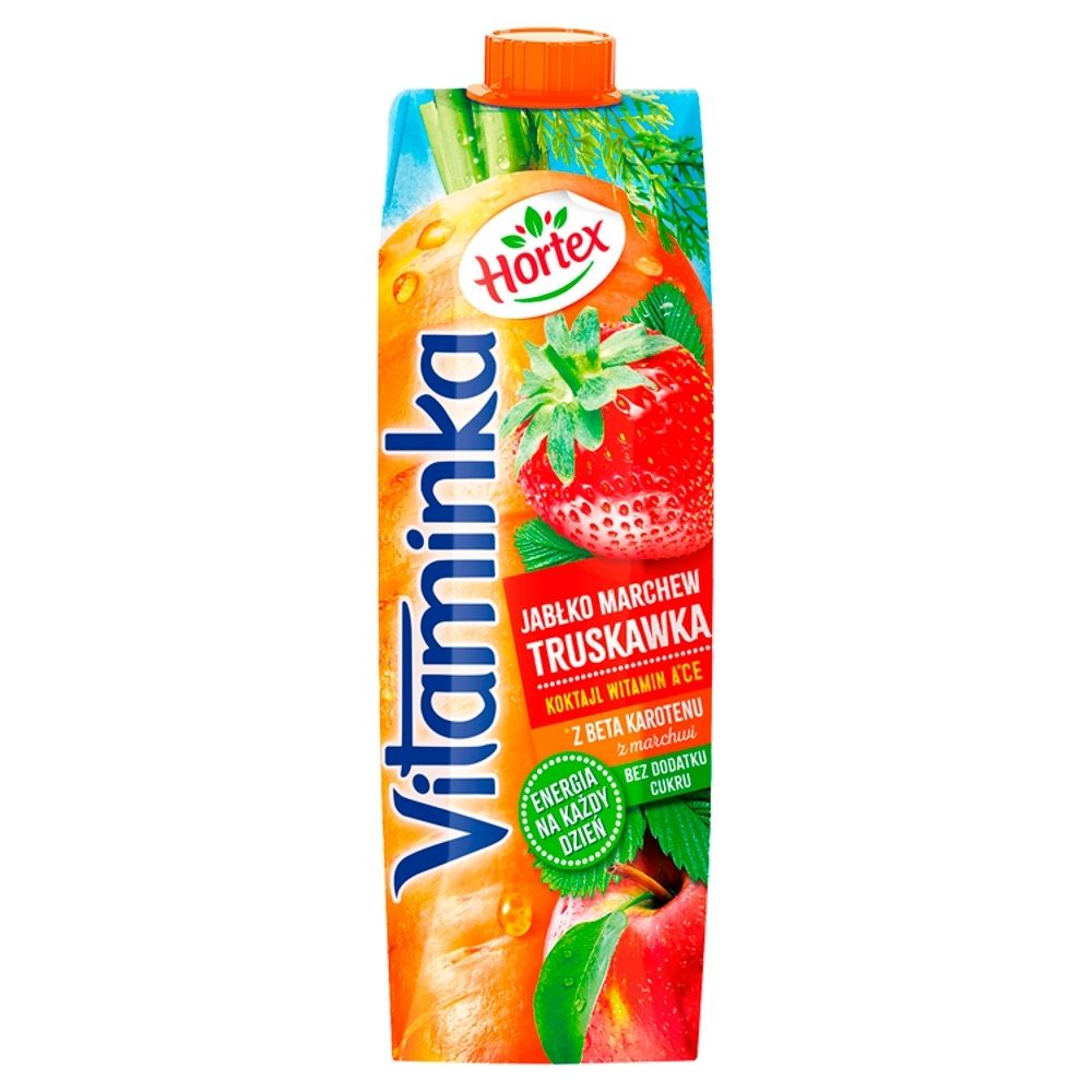 Hortex Vitaminka Sok jabłko marchew truskawka 1 l - Zakupy online z ... Hortex Vitaminka Sok jabłko marchew truskawka 1 l - Zakupy online z ...