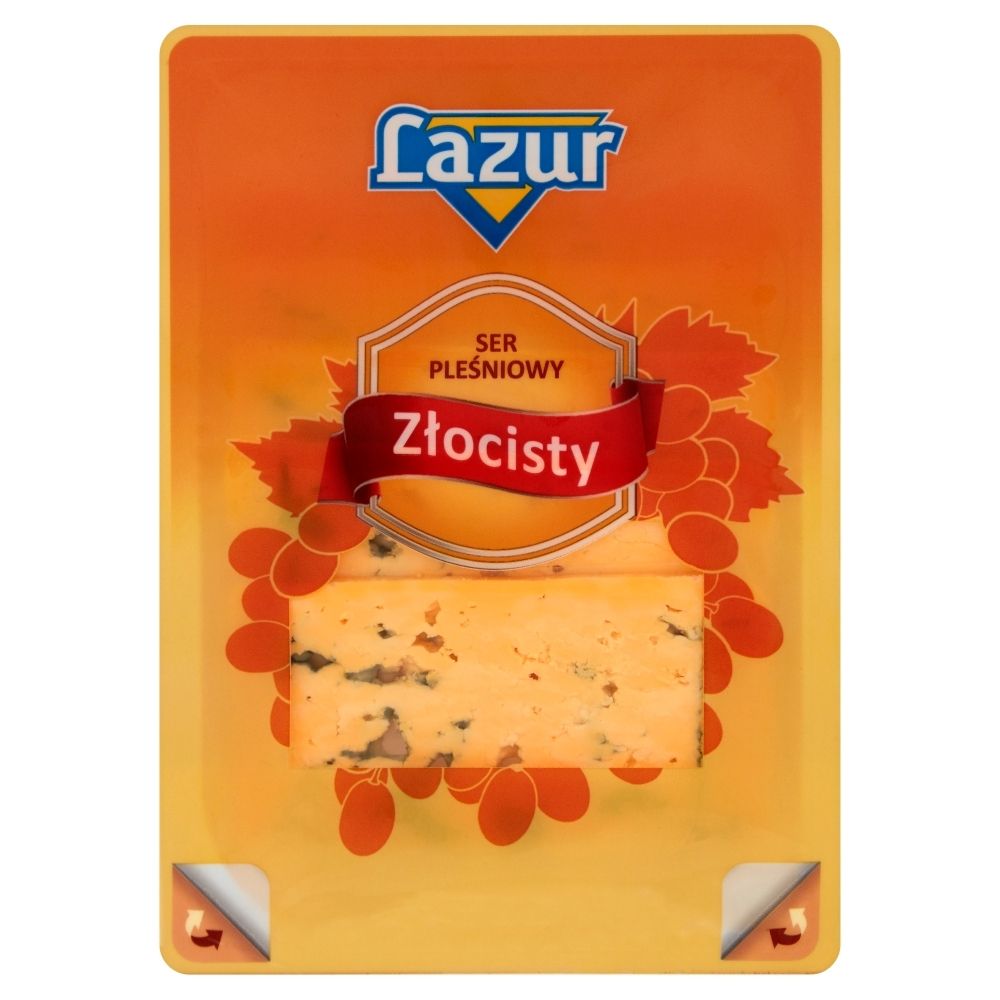 Lazur Ser pleśniowy Złocisty plastry 100 g - Zakupy online z dostawą do ... Lazur Ser pleśniowy Złocisty plastry 100 g - Zakupy online z dostawą do ...