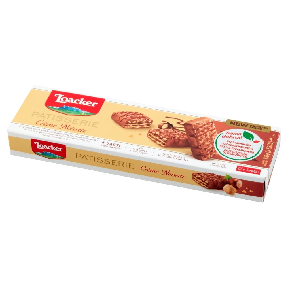 Loacker Patisserie Crème Noisette Ciastka waflowe 100 g - Zakupy online ... Loacker Patisserie Crème Noisette Ciastka waflowe 100 g - Zakupy online ...